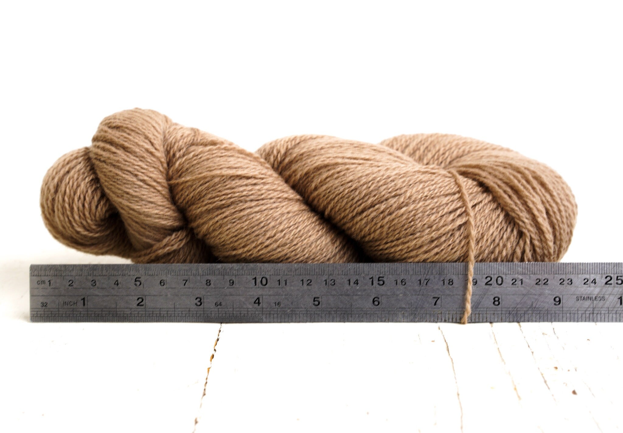 Taupe brown wool yarn - 100g./350m.- New Zealand fingering wo – Yarn Home